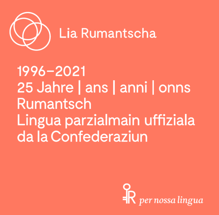 Le romanche fête ses 25 ans comme langue semi-officielle de la ...